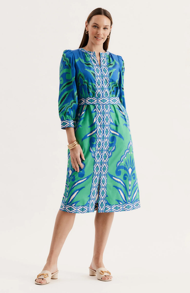 Kelsey Cotton Graphic Dress – Rhodes Boutique