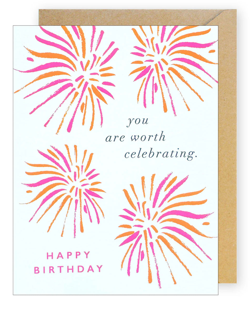 Bright Fireworks Birthday Card – Rhodes Boutique